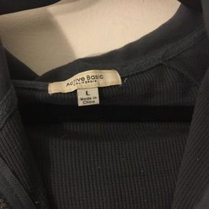 Active Basic | Tops | Nwot Waffle Knit Zip Up Hoodie | Poshmark